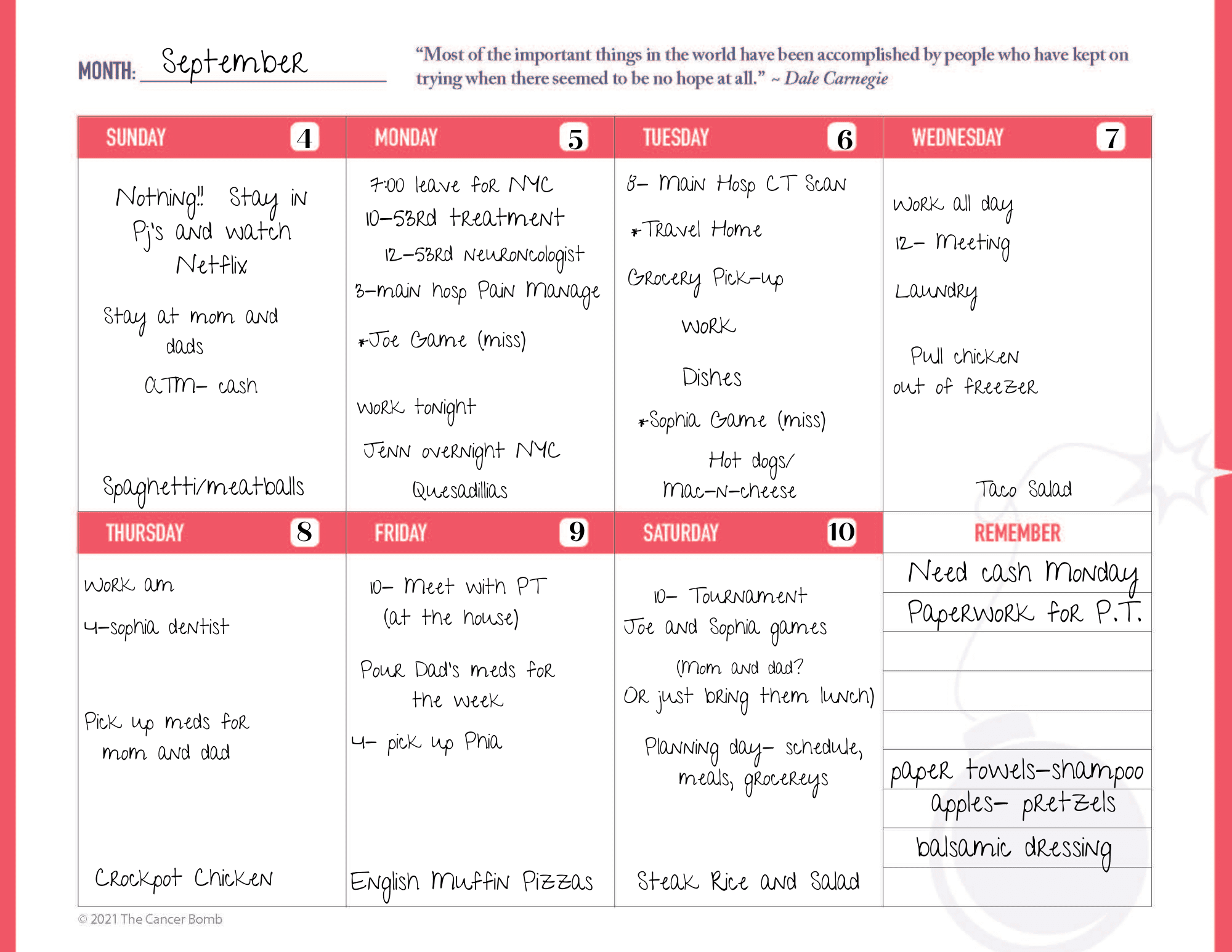 6 Smarter Ways For Caregivers to Plan Their Week.